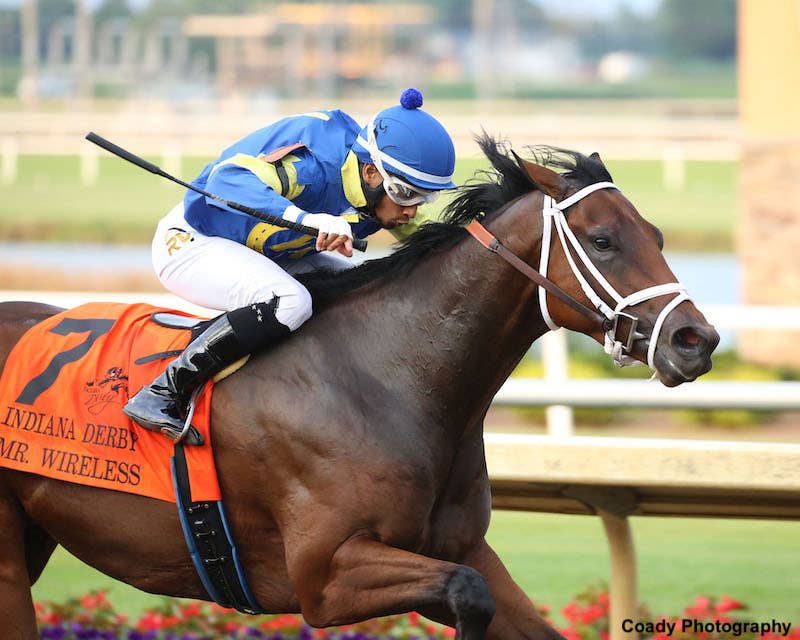 Last Year's Indiana Derby Winner Mr. Wireless Returns For 2022 Schaefer ...
