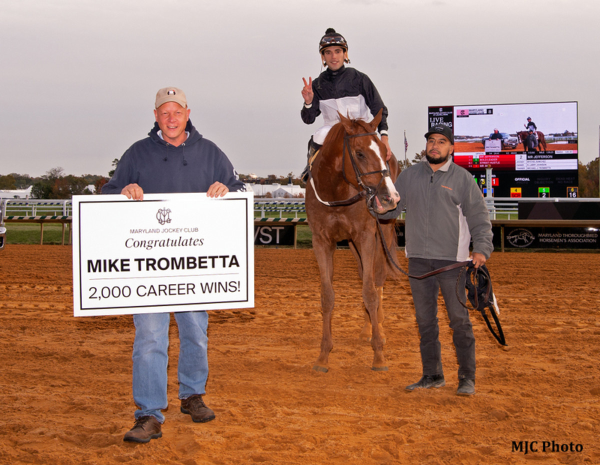 Mr Jefferson Gives Trainer Mike Trombetta His 2,000th Career Victory ...