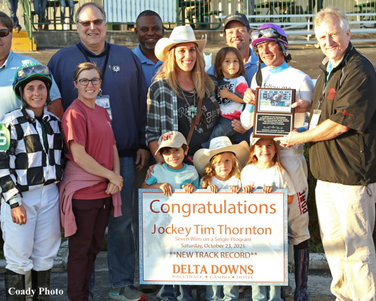 Seven Winning Rides: Tim Thornton Sets New Single-Day Record At Delta ...