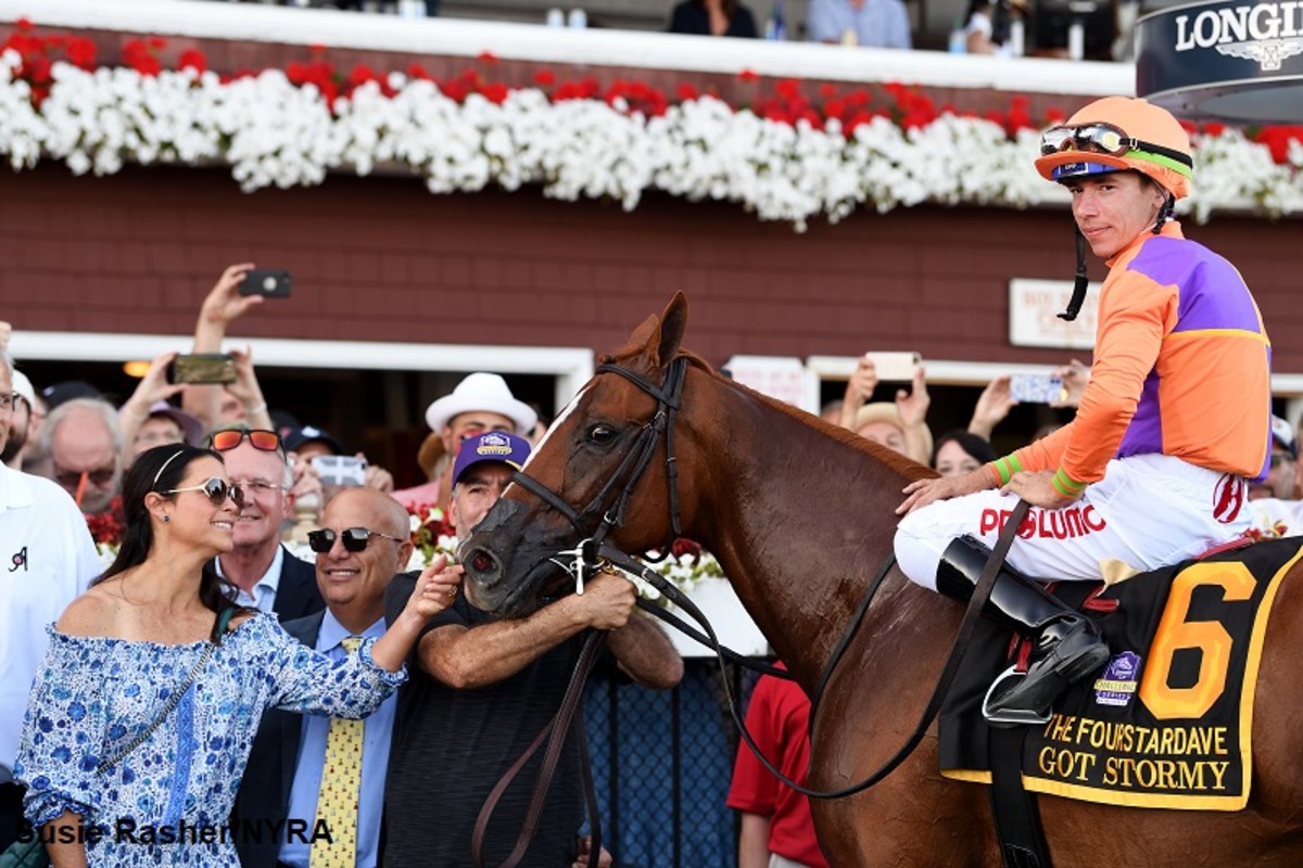 Casse 'All Smiles' After Get Stormy's Fourstardave Victory, 104 Beyer ...