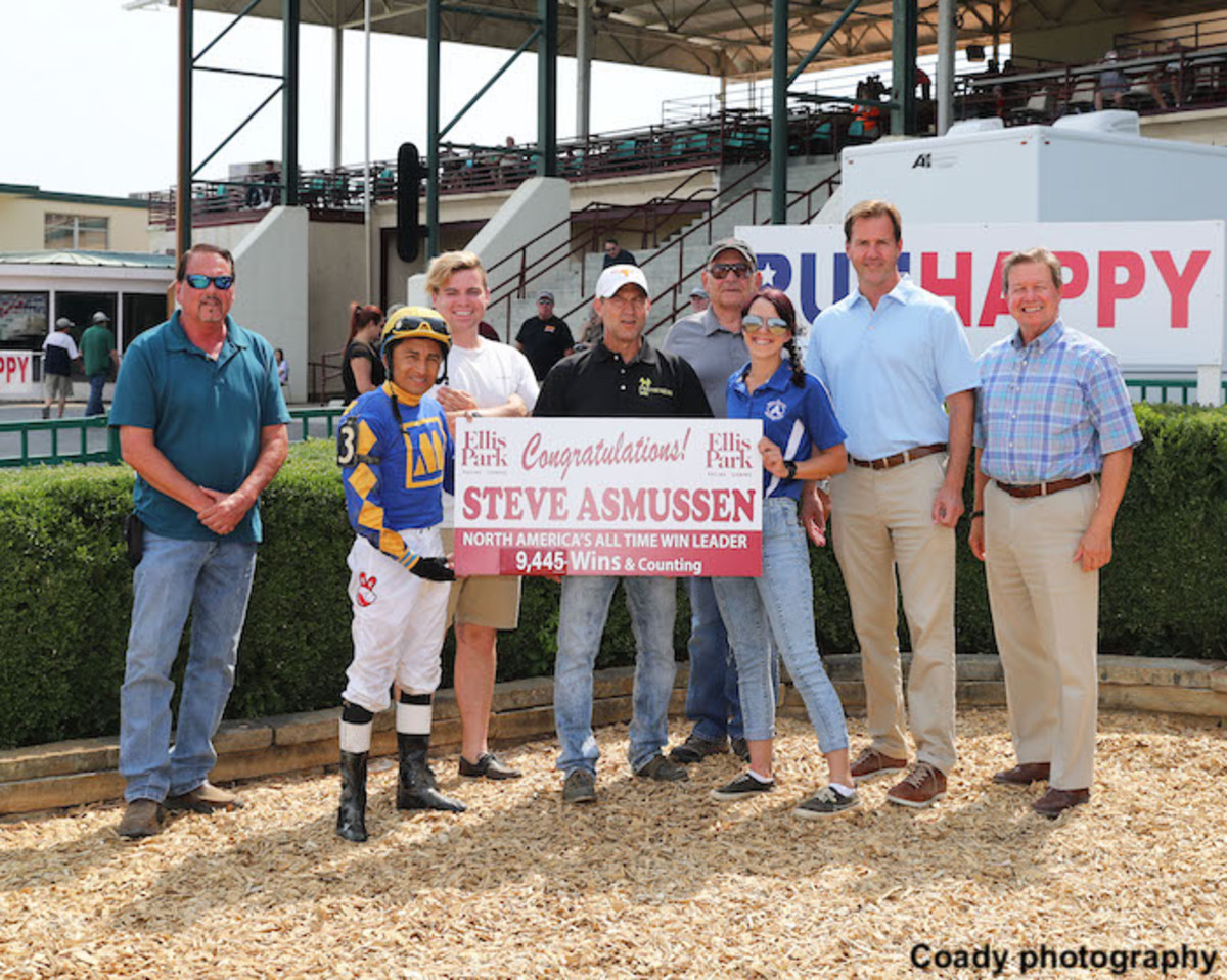 Asmussen Equals Baird's All-Time Record With Win No. 9,445 - Paulick ...