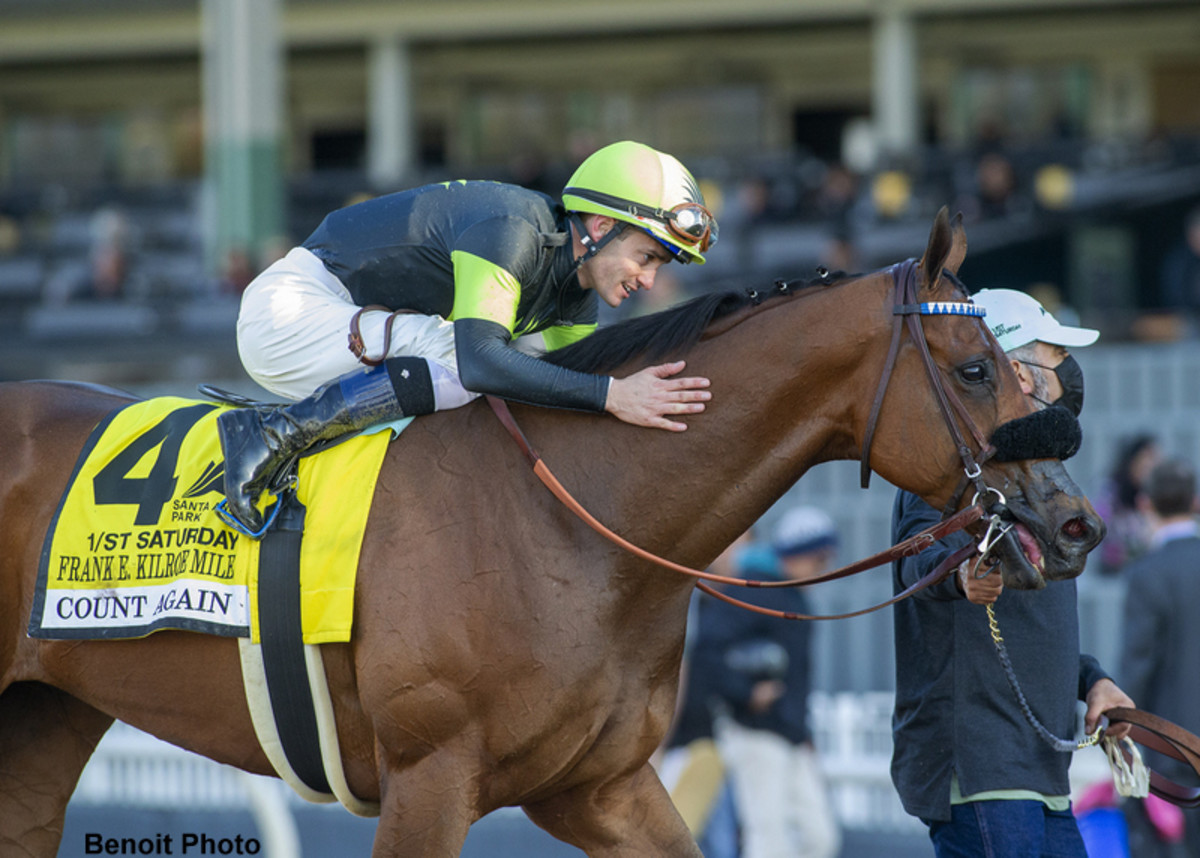 Count Again Nails Dramatic Finish In Frank E. Kilroe Mile - Paulick ...