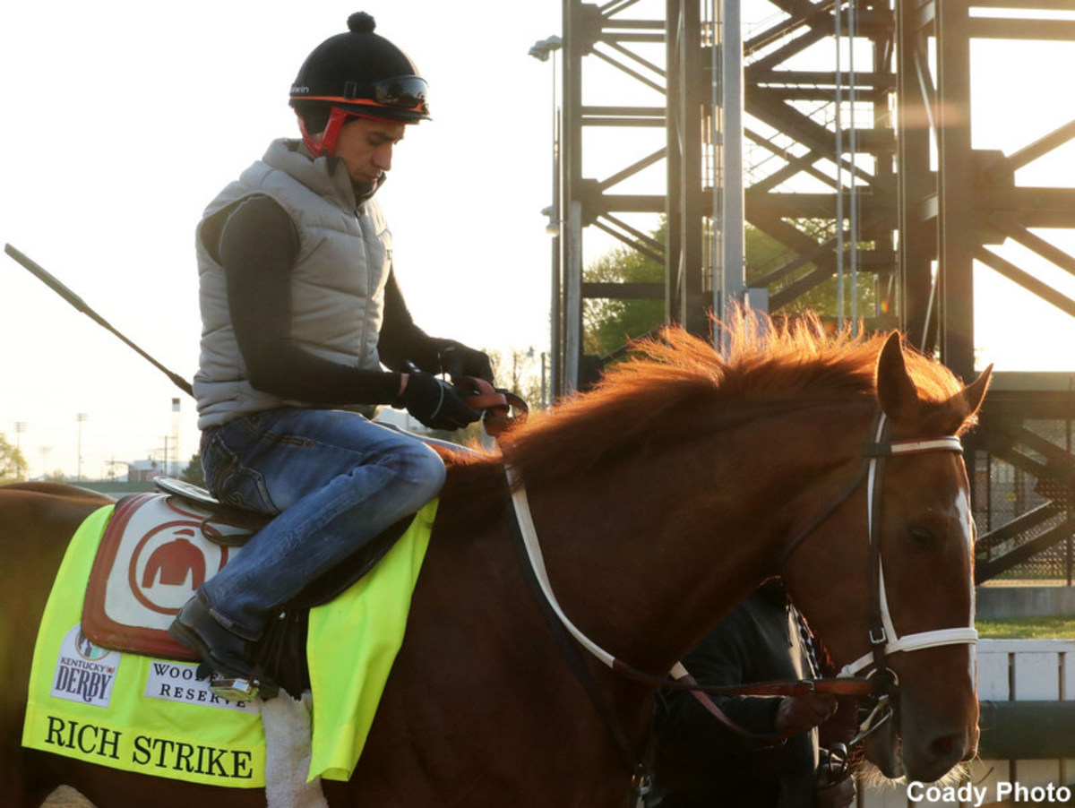 'He Absolutely Loves It Here': Rich Strike Gallops At Churchill, Still ...