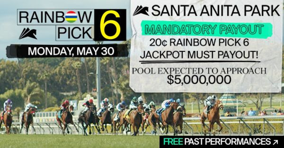 Santa Anita: $5 Million Pool Likely For Memorial Day's Mandatory Payout ...
