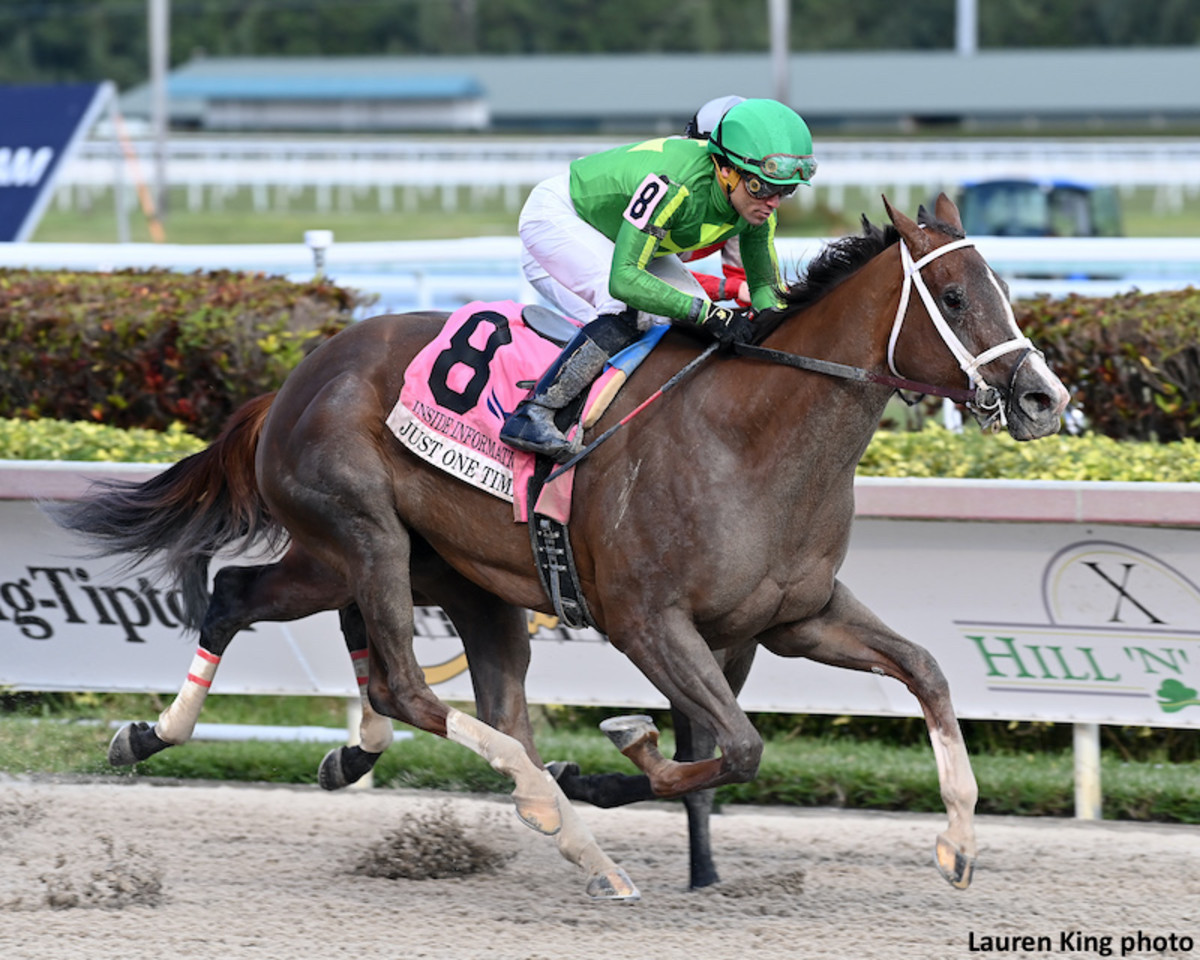 Just One Time Delivers Gamely In Inside Information - Paulick Report ...