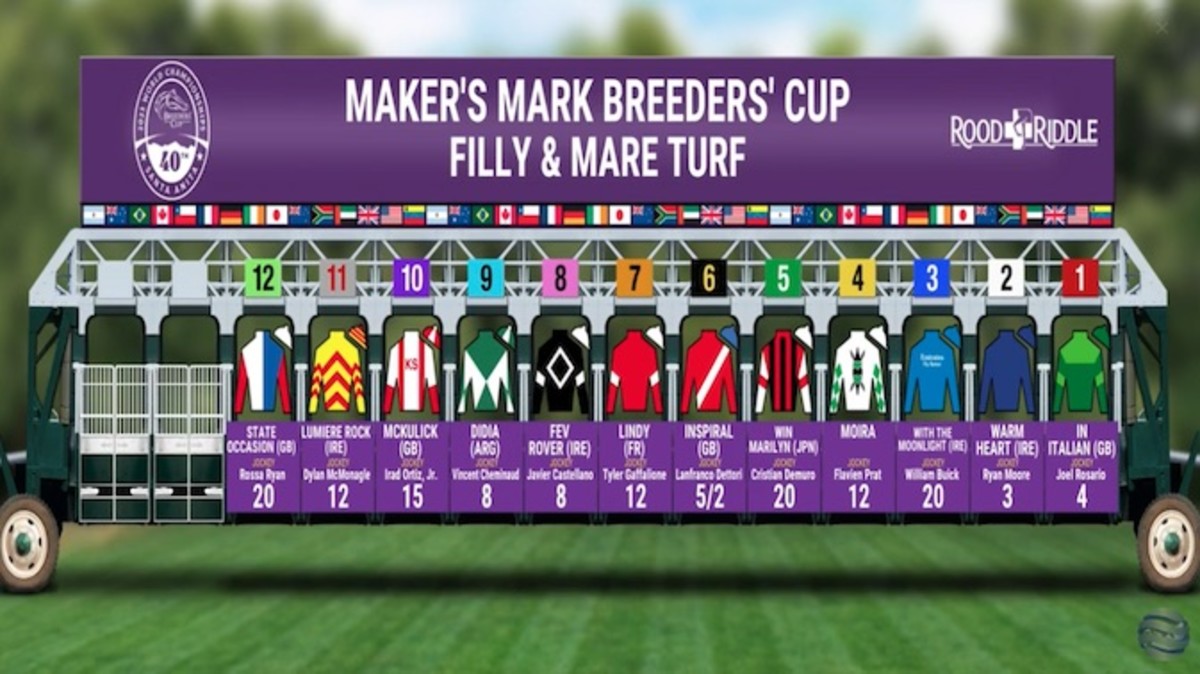 Breeders' Cup Post Positions: Classic Favorite Arabian Knight Draws 12 ...