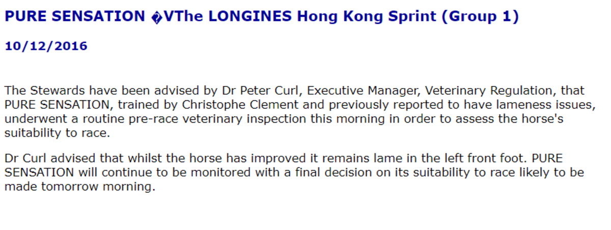 Thoroughbred Idea Foundation: Triple Crown Races Need Vet Inspections ...