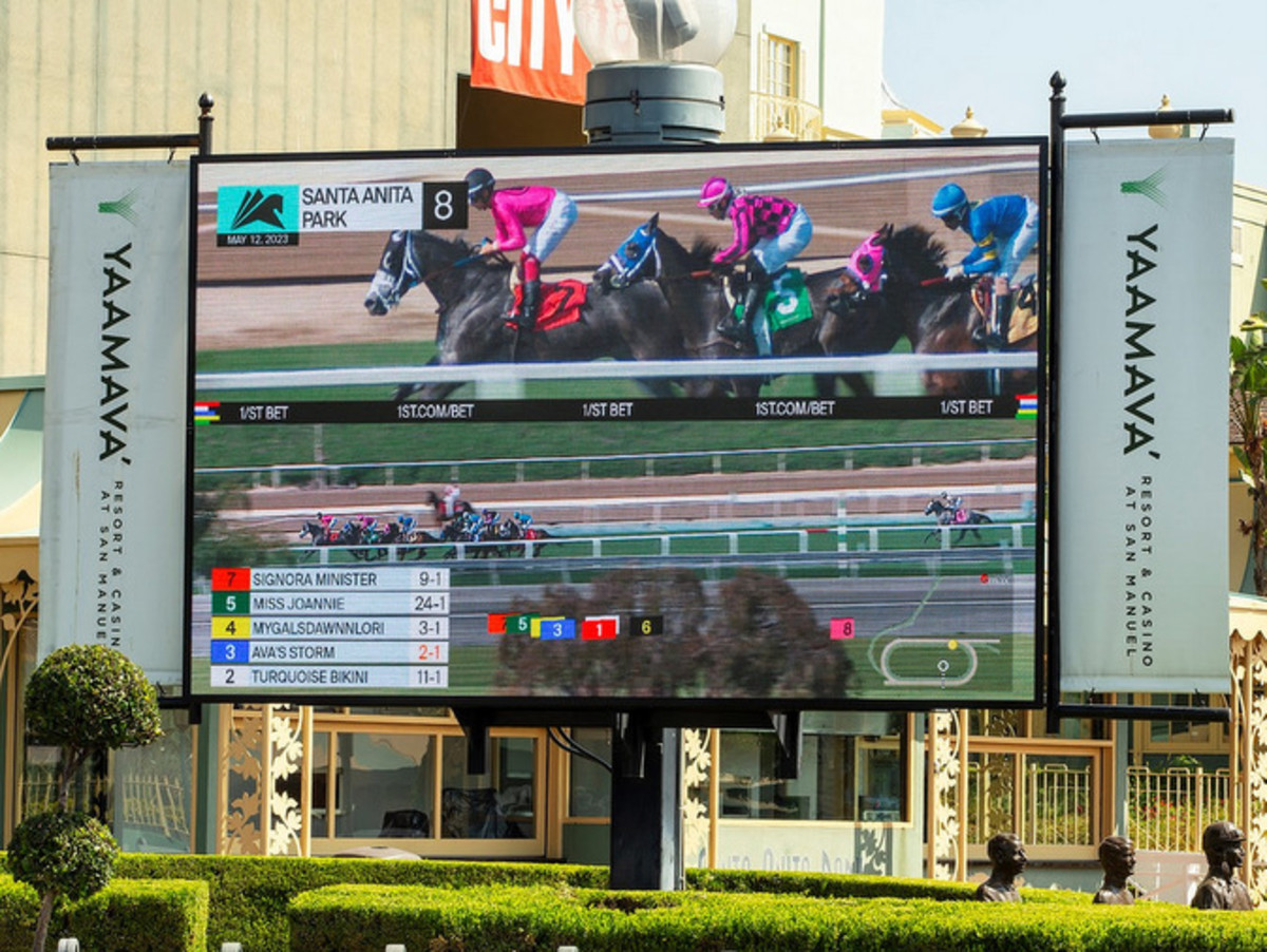 Santa Anita: State-Of-The-Art Paddock Video Boards To Greet Fans ...
