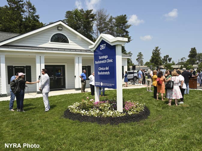 NYRA Dedicates New Backstretch Healthcare Clinic At Saratoga Race ...
