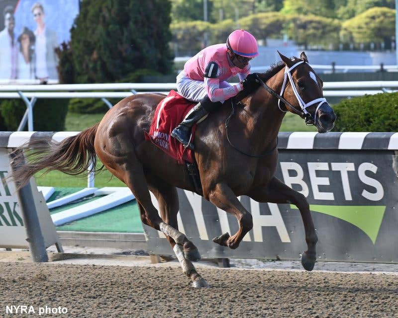 Strong-Finishing Pass The Champagne Tallies Stakes Breakthrough In ...