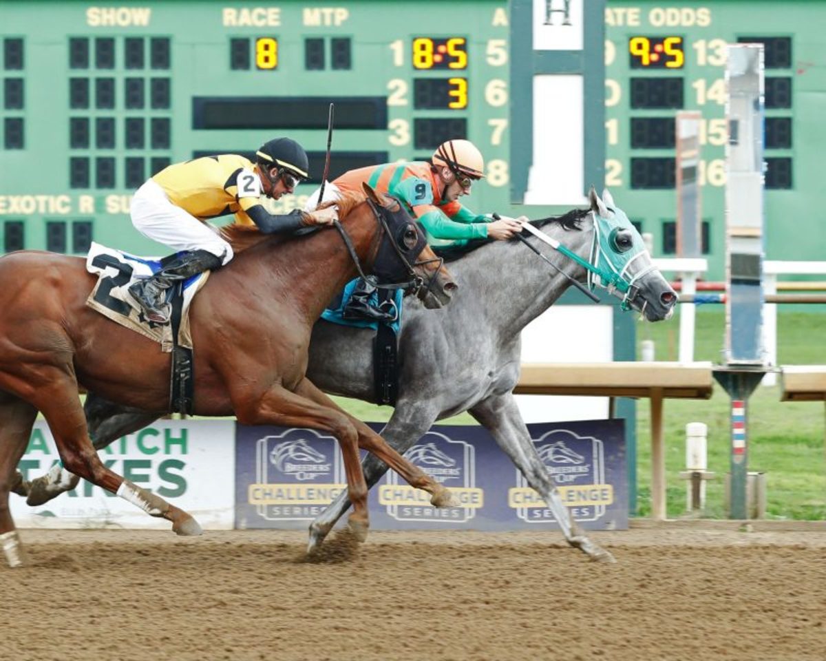 Here Mi Song Holds Back O Besos To Win Ellis Park's Jeff Hall Memorial ...
