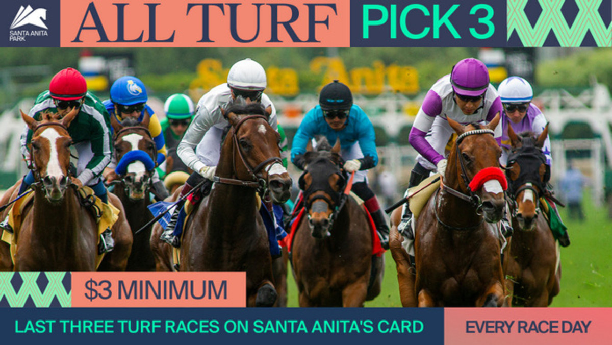 Santa Anita: $3 All-Turf Pick 3 To Be Offered Beginning Opening Day ...