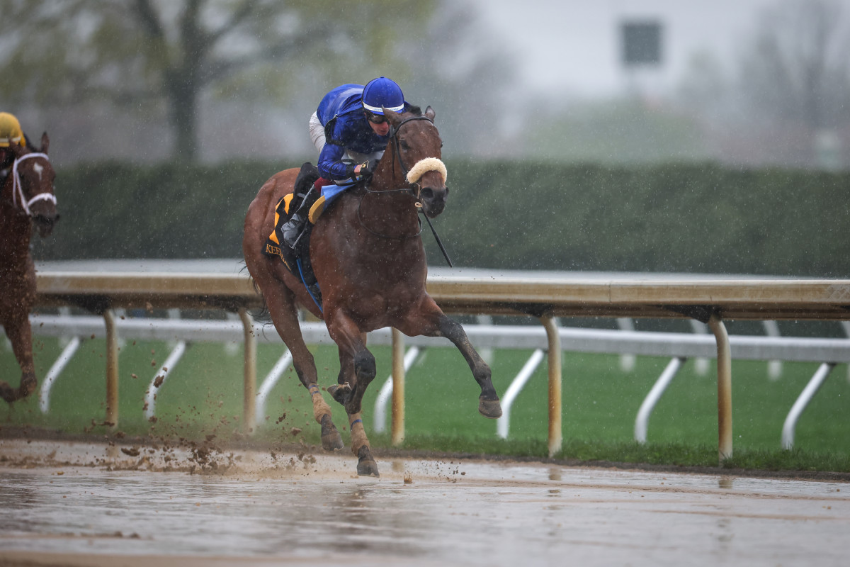 Verity Splashes To Beaumont Victory On Soggy Opening Day At Keeneland ...