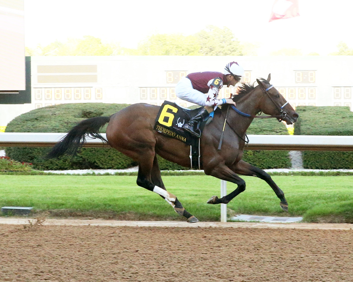 Thorpedo Anna Pointed To La Troienne After Easy Apple Blossom Win ...