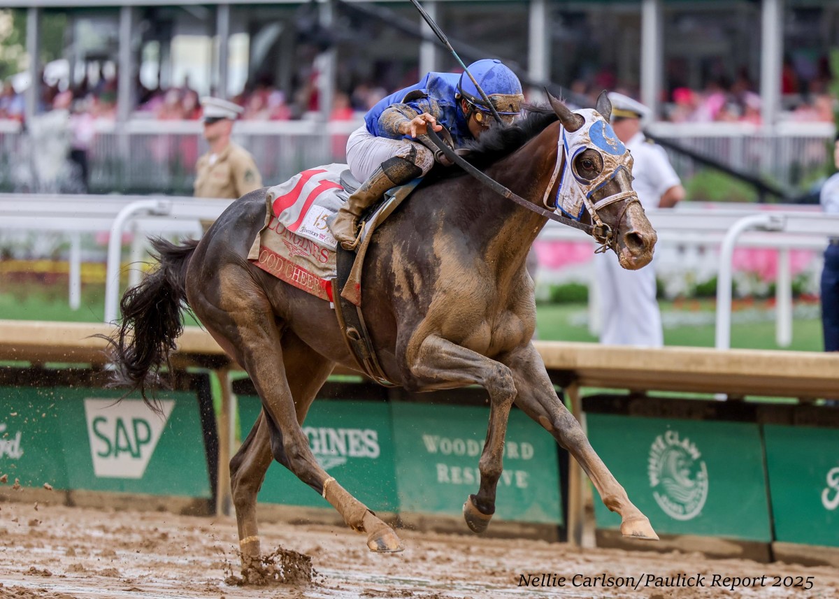 'She's Perfect Cheer': Good Cheer Splashes Home On Top In Kentucky Oaks ...