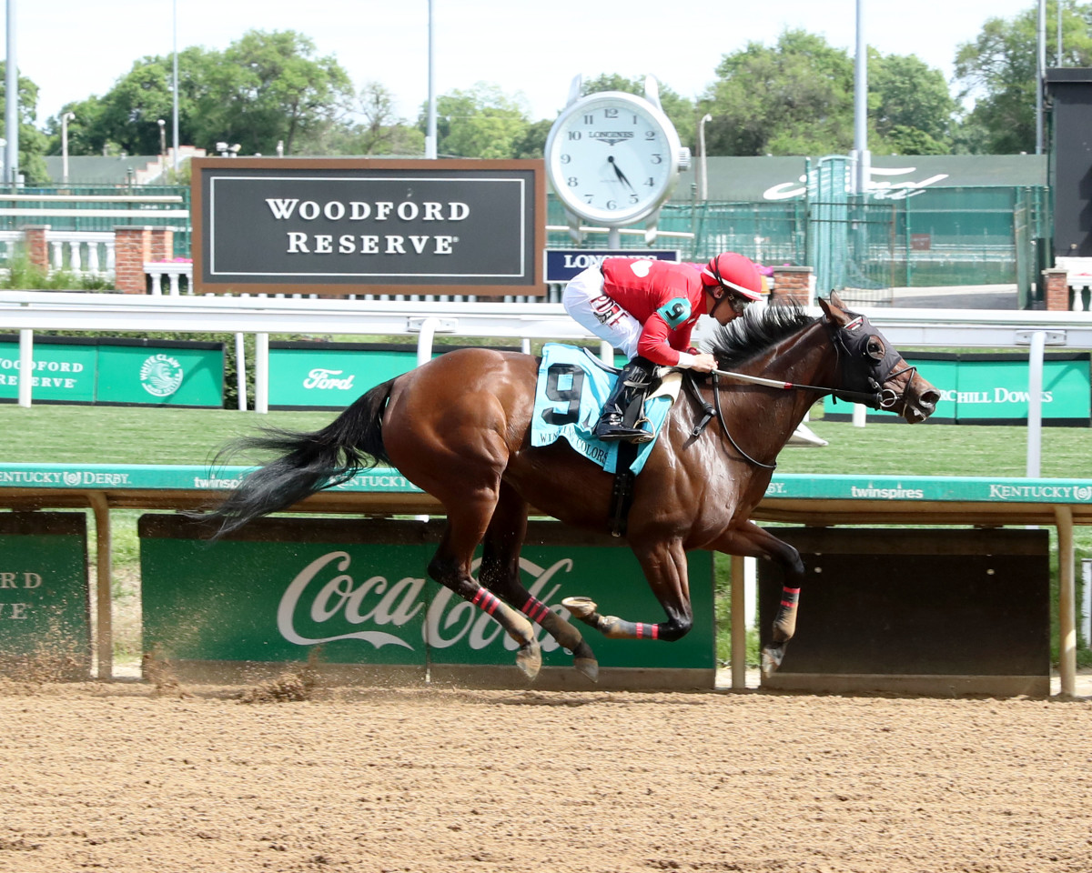 Two Sharp Makes All The Pace For Winning Colors Score - Paulick Report ...