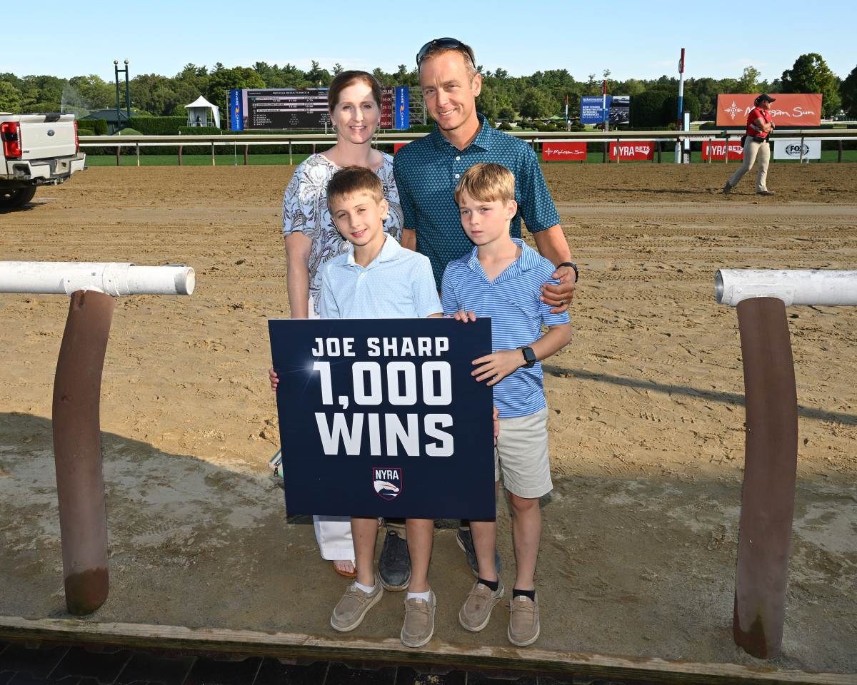'We've Been Fortunate': Trainer Joe Sharp Gets Career Win 1,000 ...