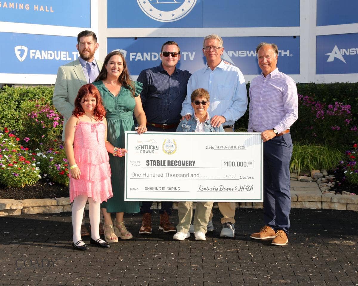 Kentucky Downs, Kentucky HBPA Present $100,000 Apiece To Three Industry ...
