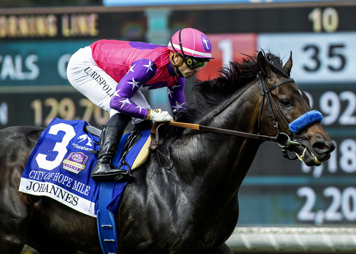 Johannes Strikes For Second City Of Hope Mile Triumph - Paulick Report ...