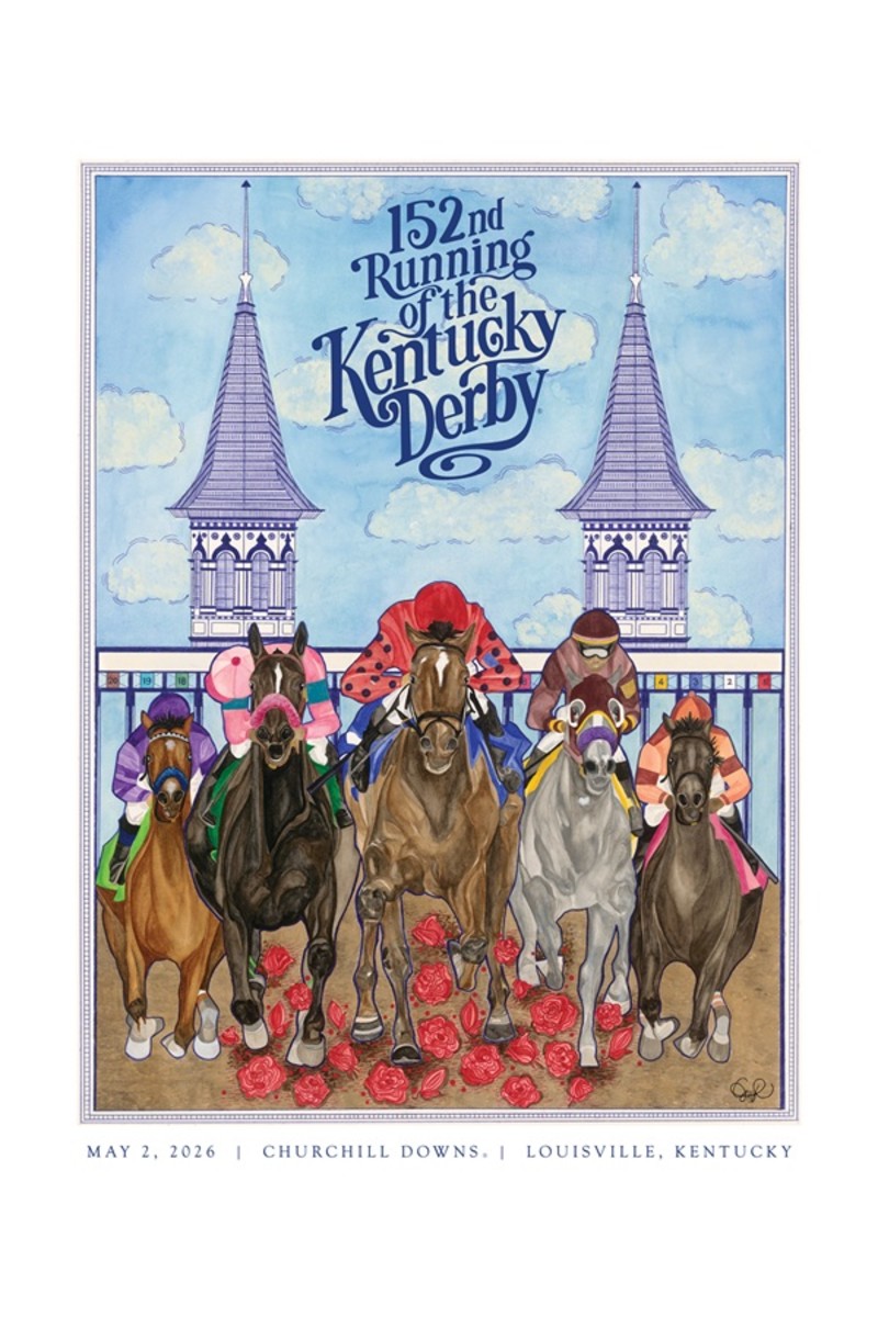 Churchill Unveils Offical Art Of Kentucky Derby 152 - Paulick Report ...