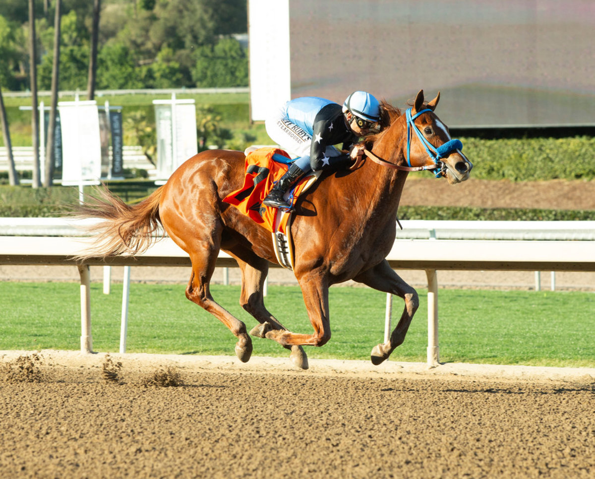 Eye-Catching Debut Winner Formula Rossa Could Target Santa Anita Oaks ...