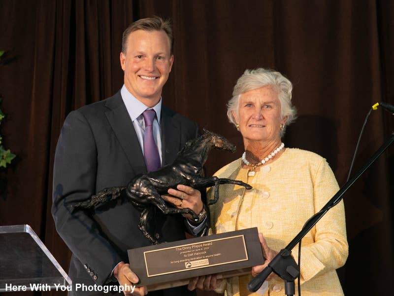 'Give Back To The Horses': Dell Hancock Accepts Dinny Phipps Award ...